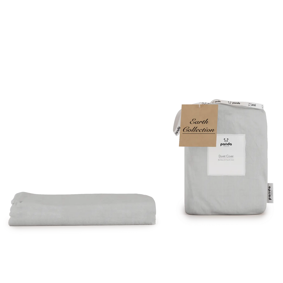 Bamboo & French Linen Duvet Cover | Panda London